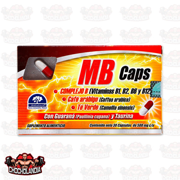 MB CAPS 30 CAPS 500 MG COMPLEJO B VITAMINAS B1, B2H